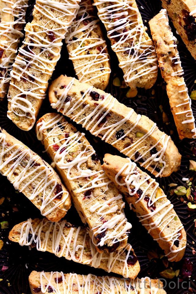 cranberry pistachio biscotti - Tutti Dolci