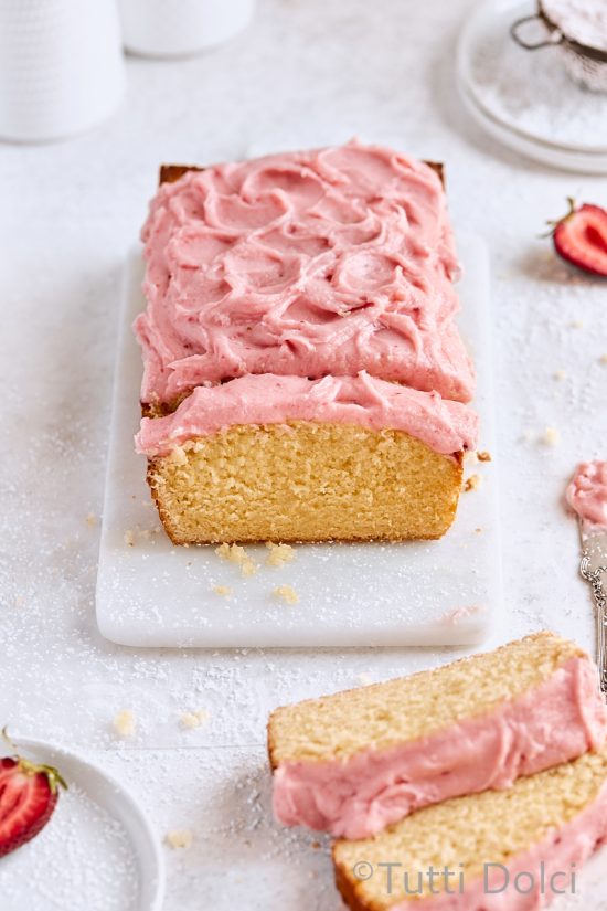 Fresh Strawberry Loaf Cake - Tutti Dolci Baking Recipes