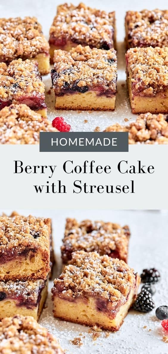 Berry Coffee Cake with Streusel Topping - Tutti Dolci Baking Recipes