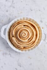 Giant Cinnamon Roll with Cream Cheese Glaze - Tutti Dolci Baking Recipes