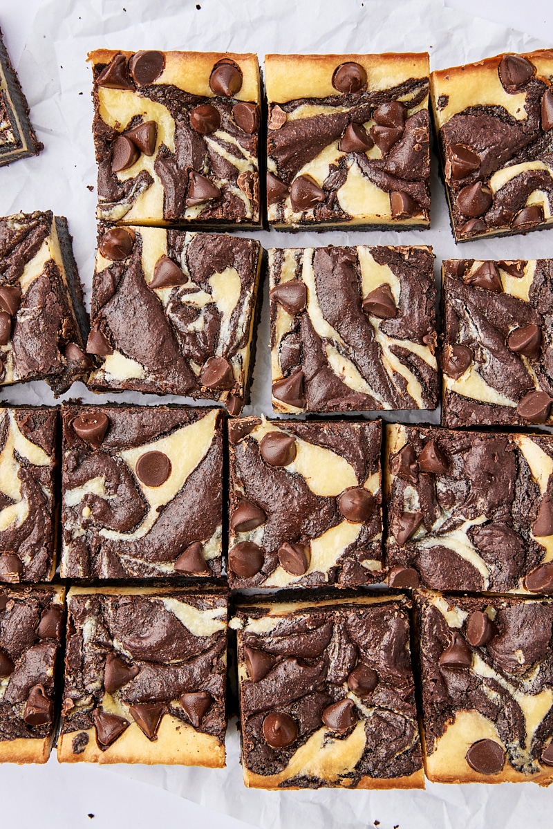 Fudgy Cream Cheese Swirl Brownies - Tutti Dolci Baking Recipes