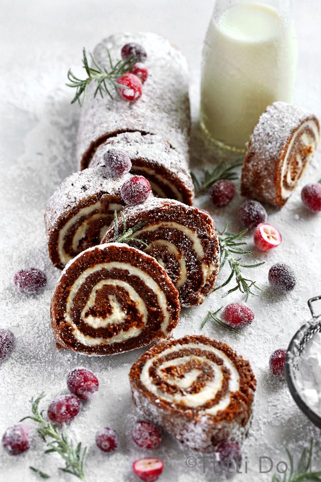 Gingerbread Roll - Tutti Dolci Baking Blog